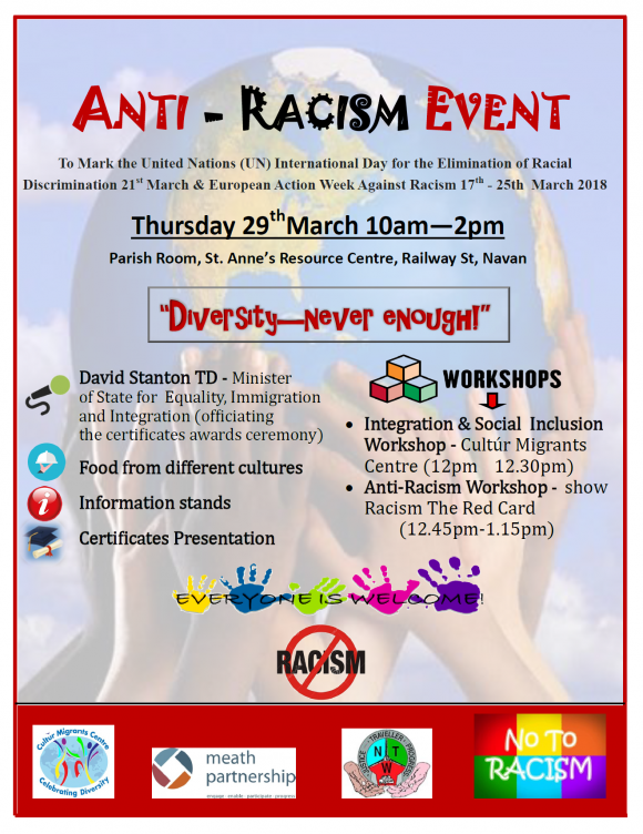 Meath Anti-Racism Event to mark UN International Day for the ...
